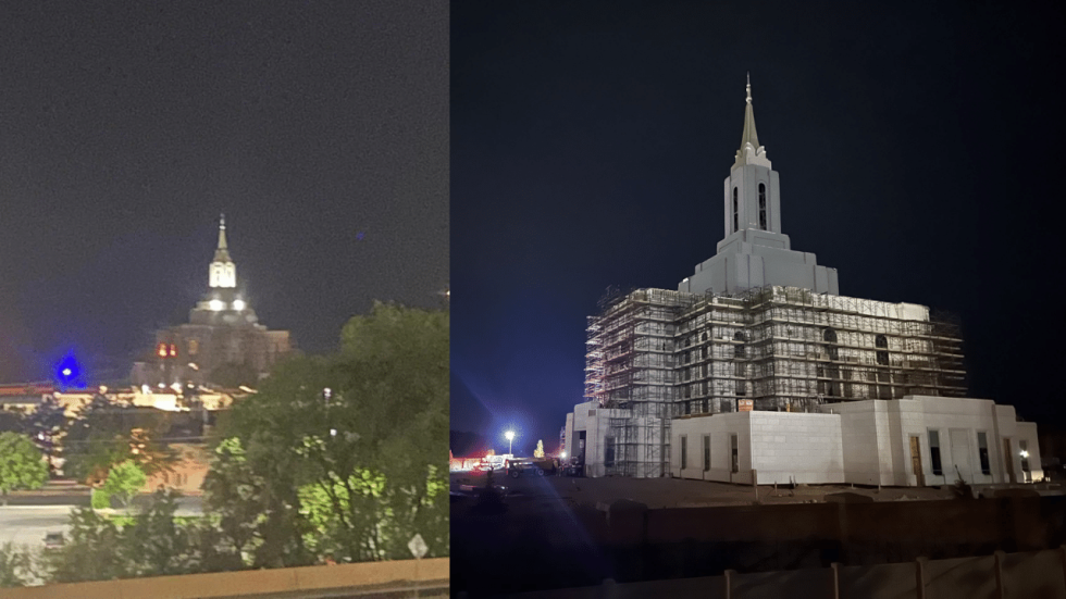 Fire breaks out inside Orem Utah Temple, overnight